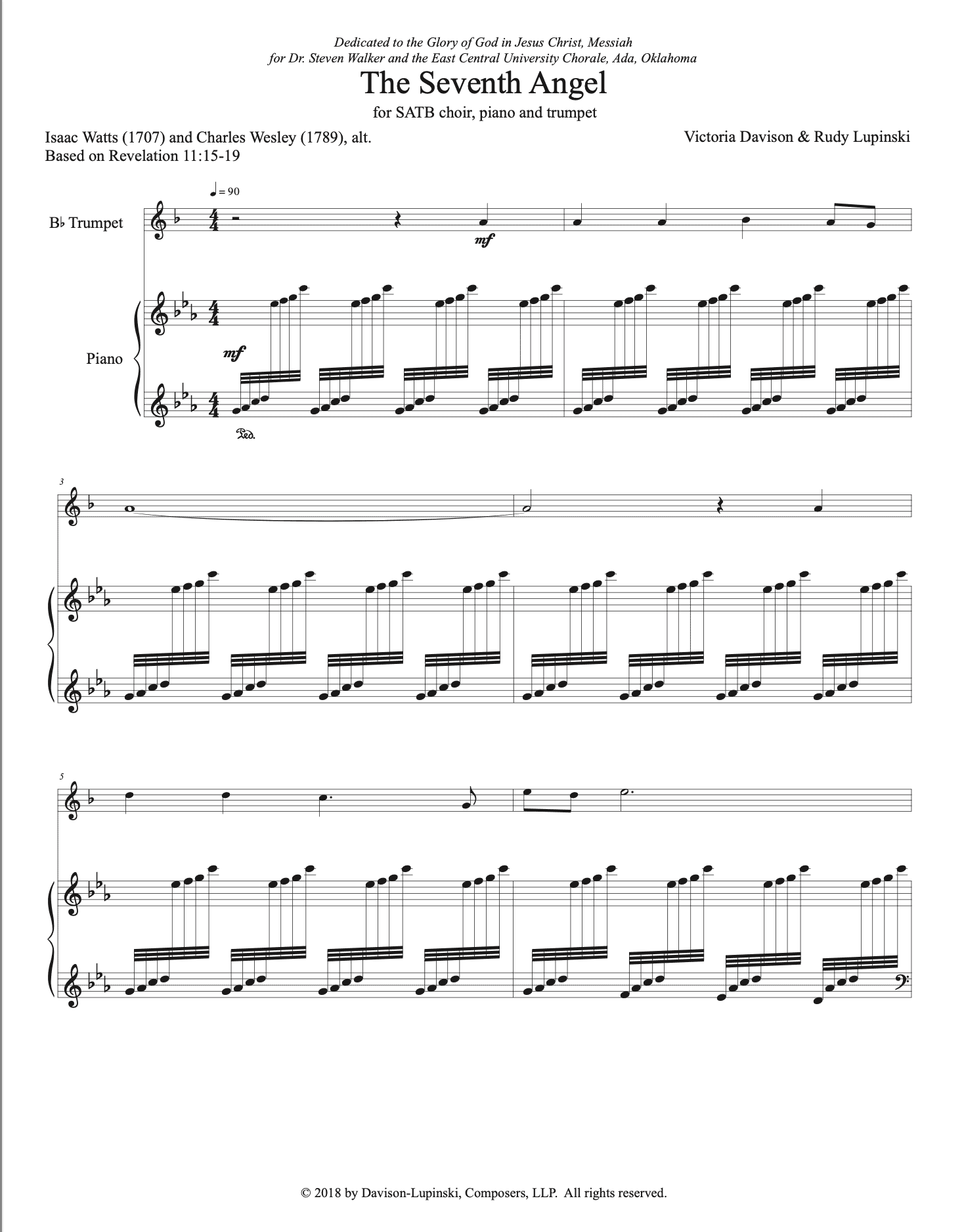 The Seventh Angel – Victoria Davison & Rudy Lupinski Composers